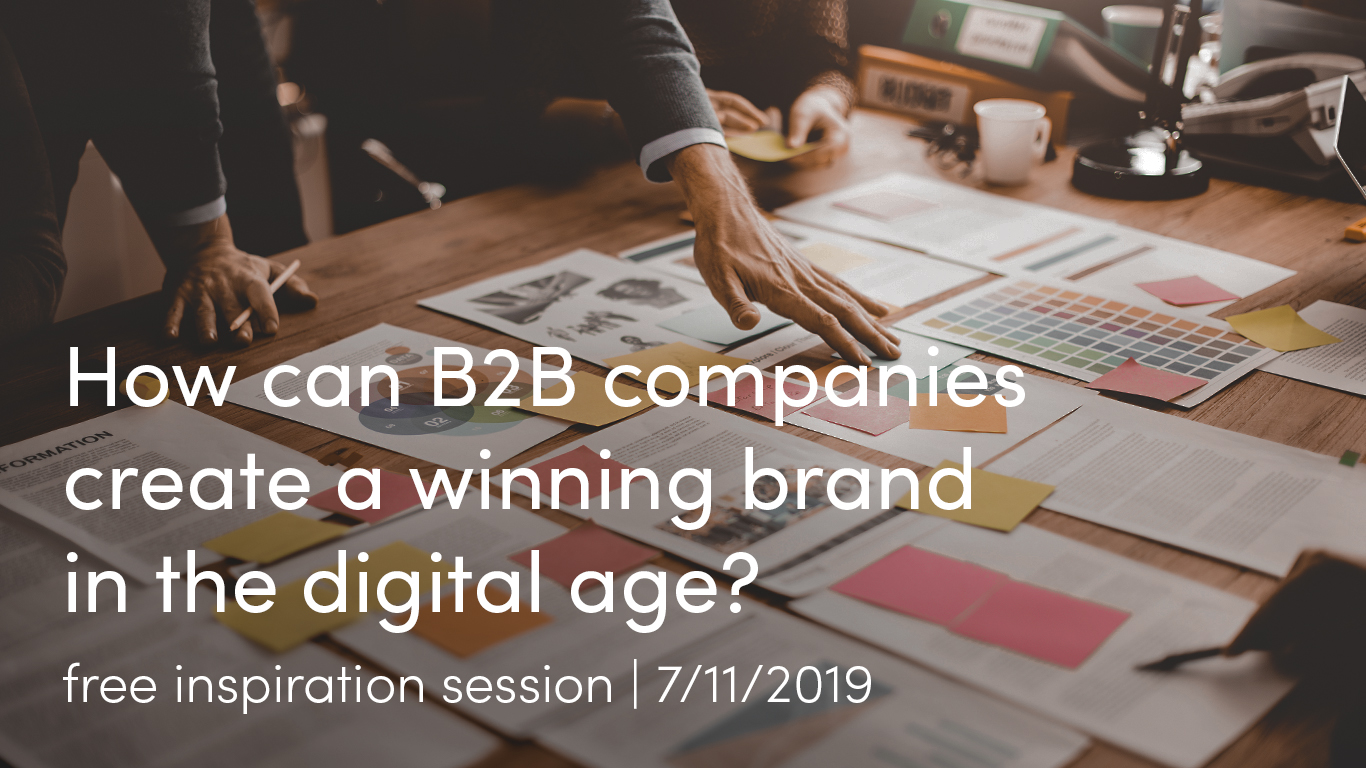07/11/2019: Inspiration session about creating a winning brand in the ...